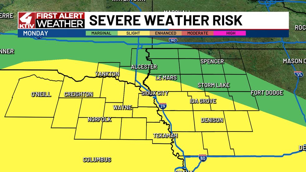 FIRST ALERT WEATHER DAY: Severe storms Monday afternoon FIRST ALERT WEATHER DAY: Severe storms Monday afternoon